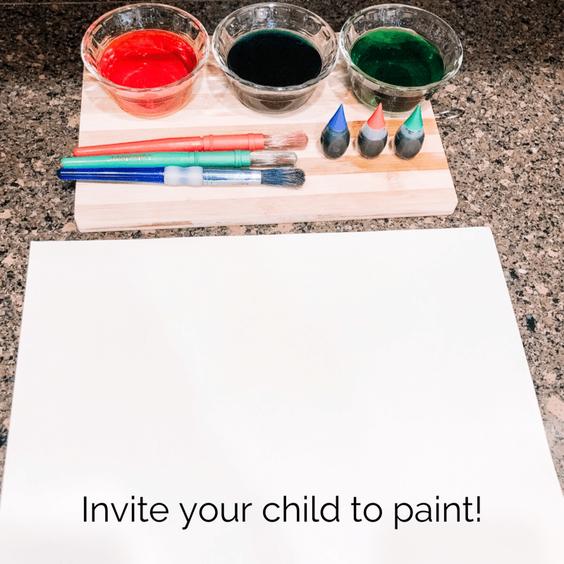 Epsom Salt Painting - beyond the playroom