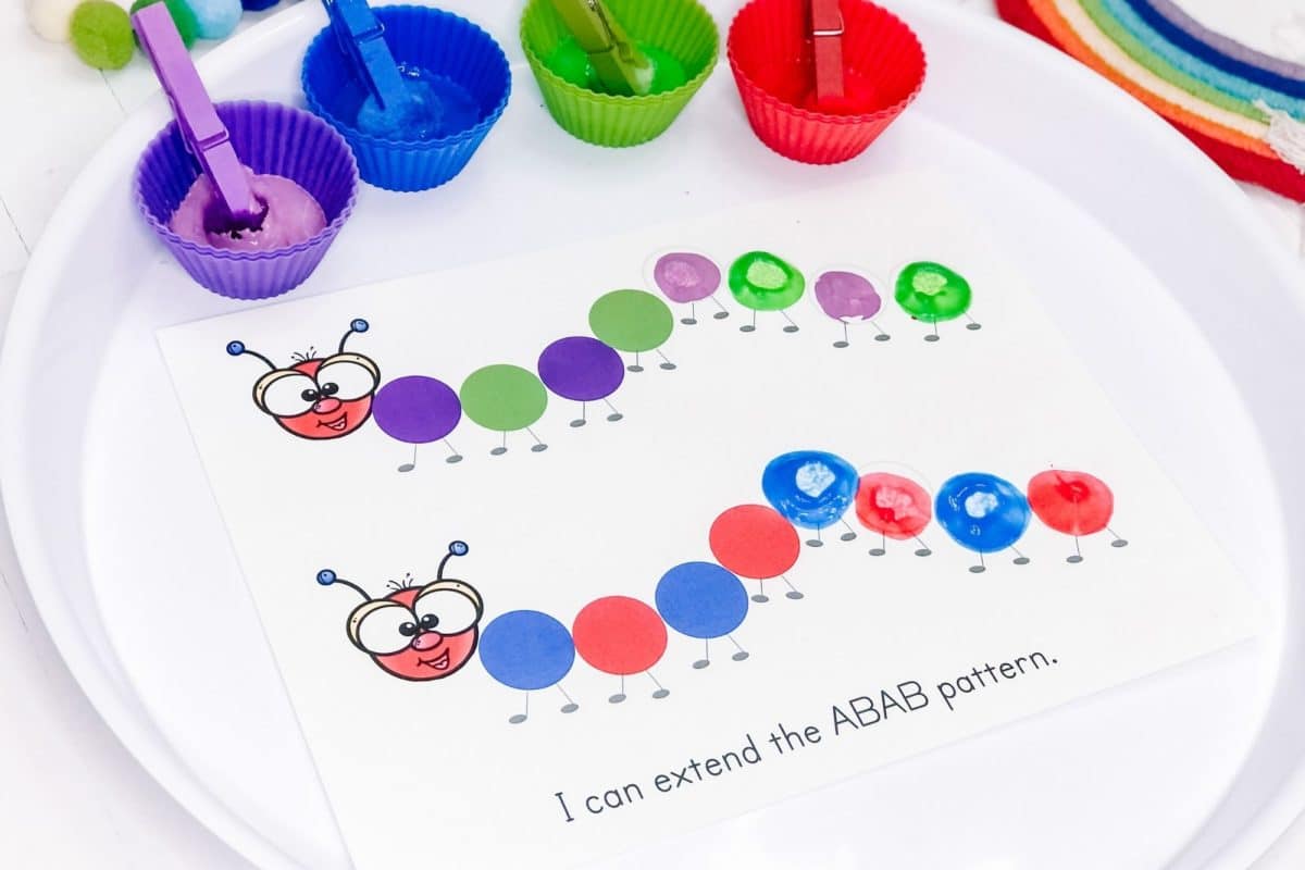 Pom-Pom Caterpillar Craft - beyond the playroom