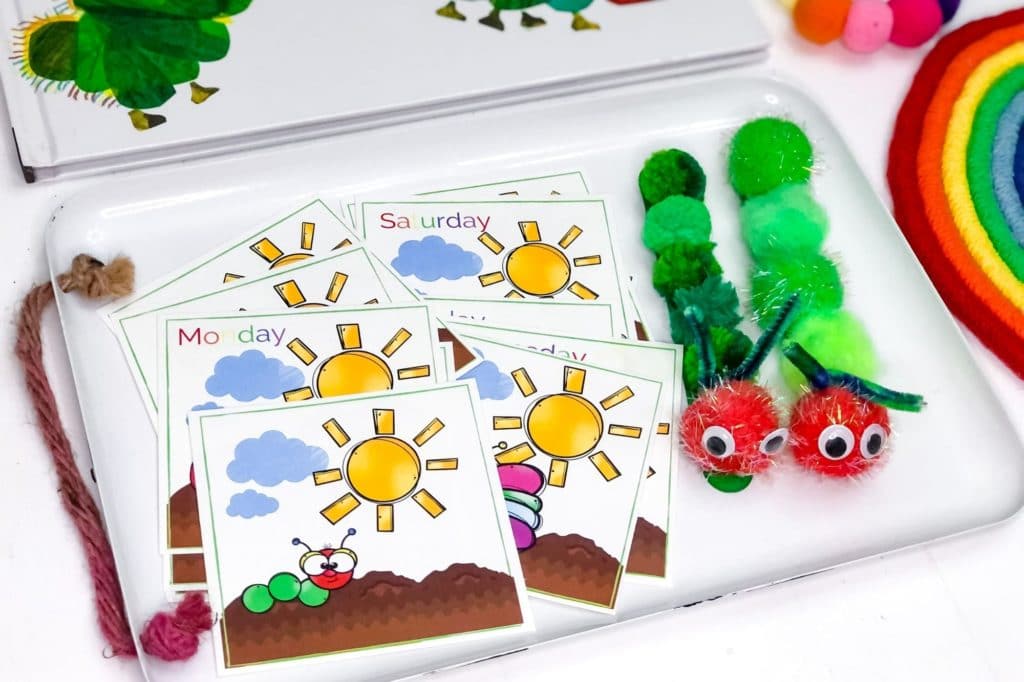 Pom-Pom Caterpillar Craft - beyond the playroom