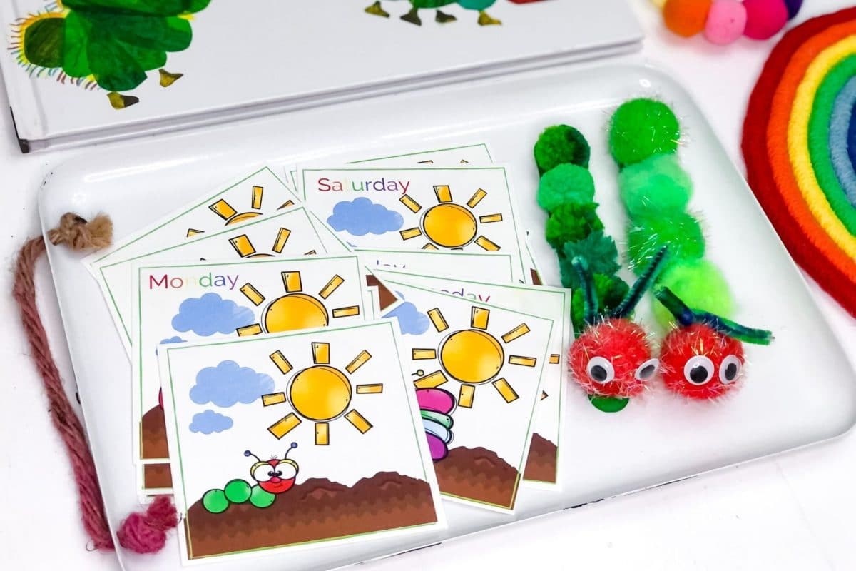 Pom-Pom Caterpillar Craft - beyond the playroom