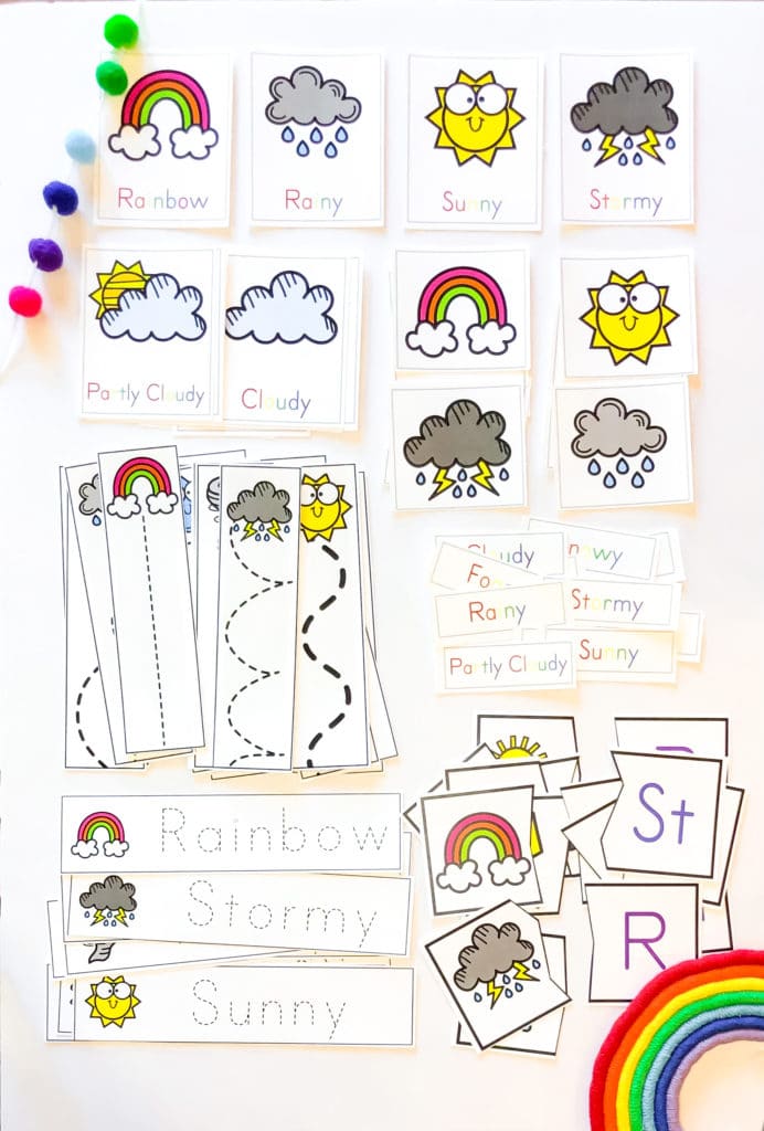 Weather Bundle Printable Set - beyond the playroom