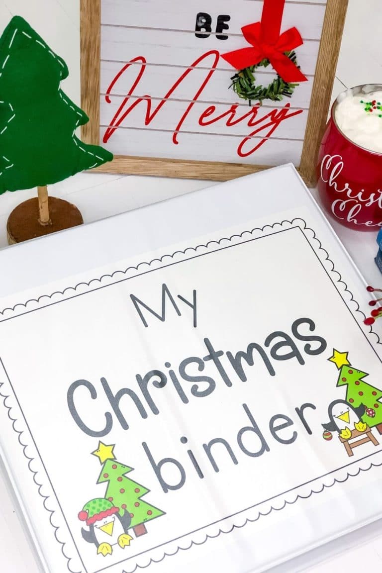 Christmas Busy Binder Printables - beyond the playroom