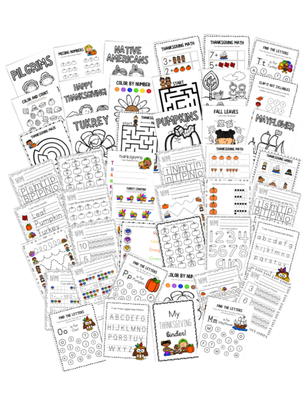 Thanksgiving Printable Bundle for Kids – beyond the playroom