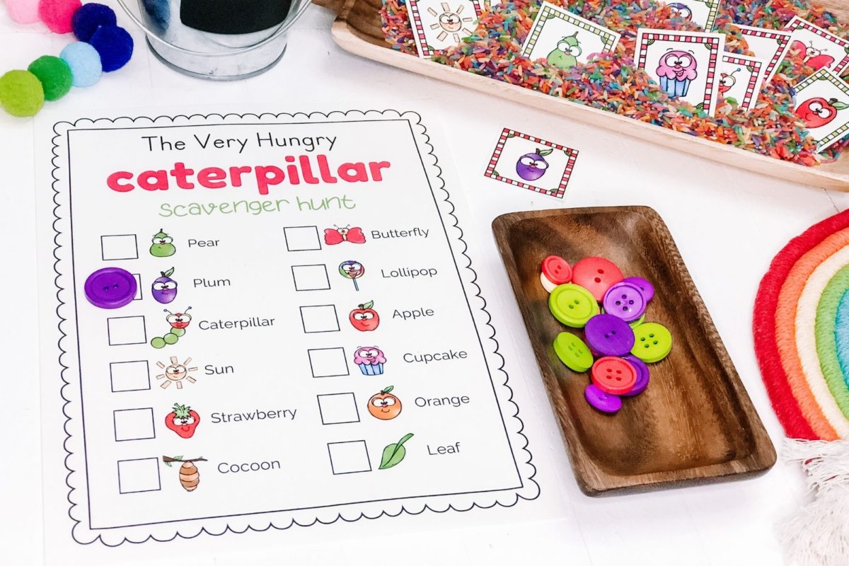 Pom-Pom Caterpillar Craft - beyond the playroom