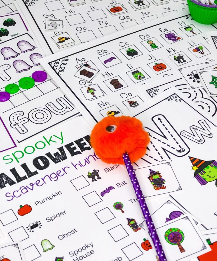 Halloween Activities Printable Bundle - beyond the playroom
