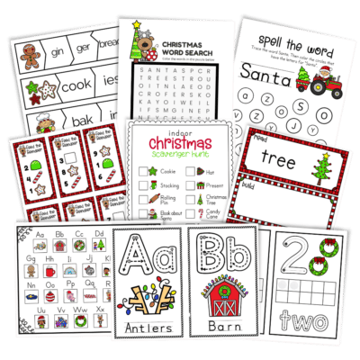 Christmas Printable Activity Bundles for Kids - beyond the playroom