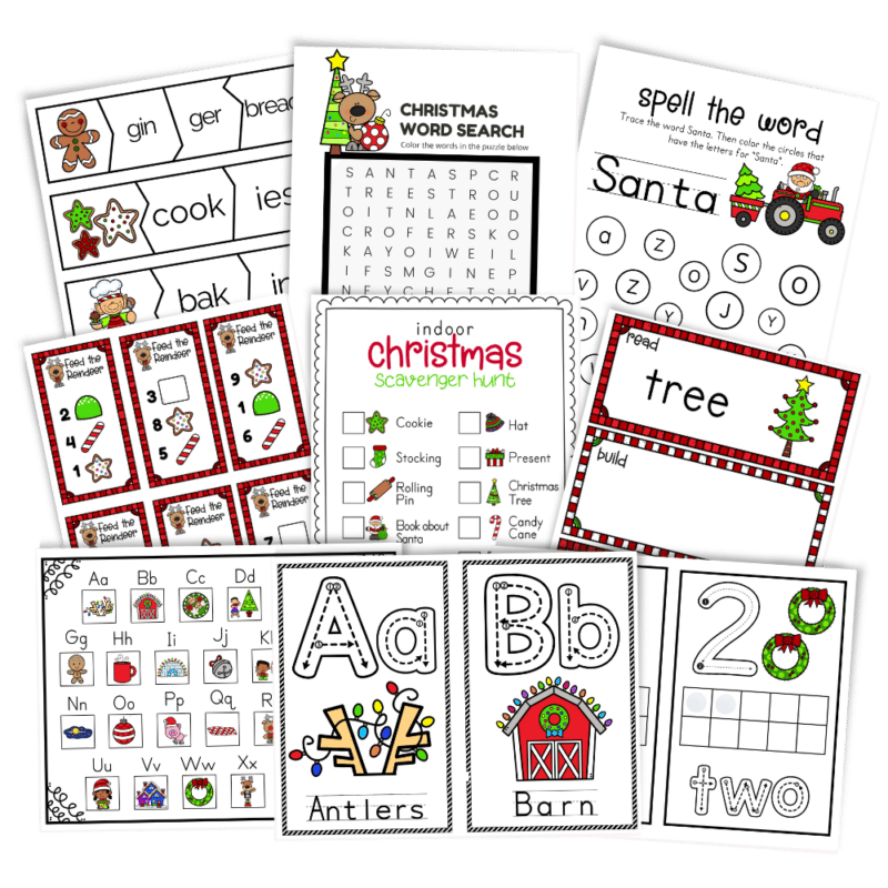 Christmas Printable Activity Bundles for Kids - beyond the playroom