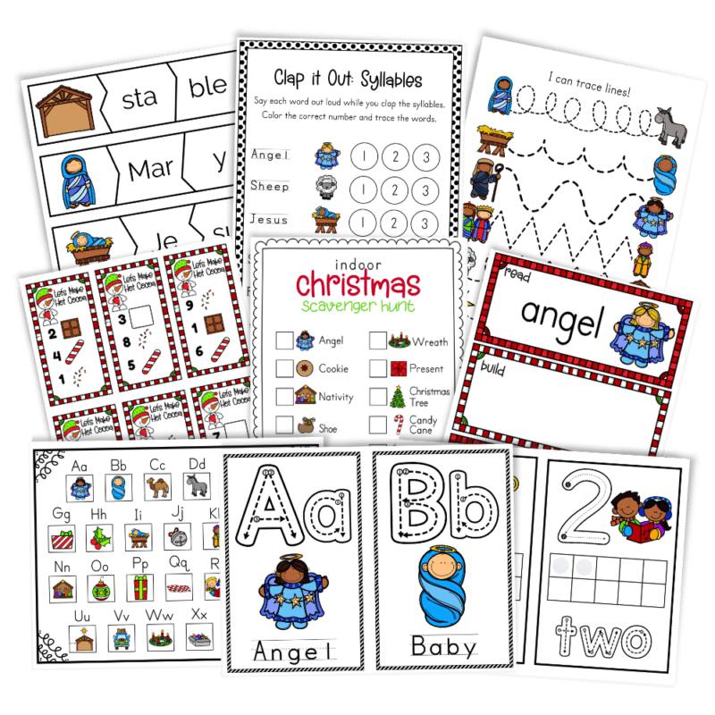 Christmas Printable Activity Bundles for Kids - beyond the playroom
