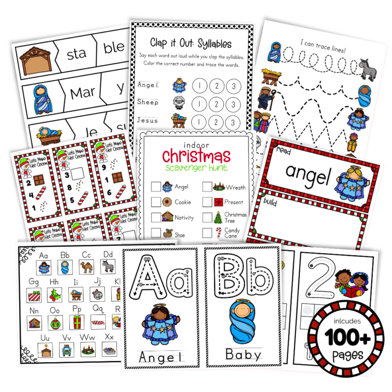 Christmas Nativity Activity Bundle - beyond the playroom