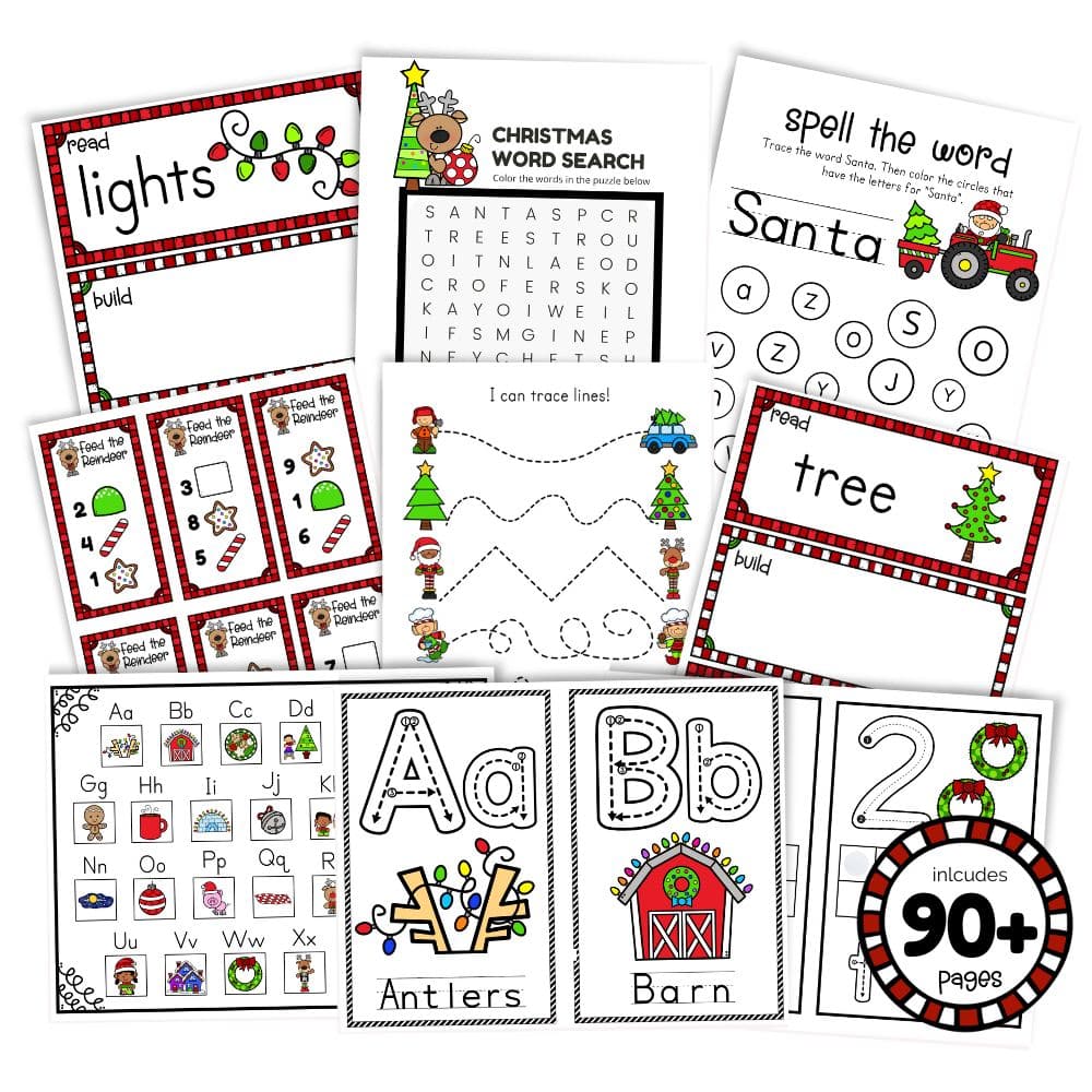 Christmas Activity Printable Bundle - beyond the playroom