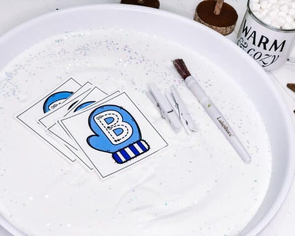 Melting Snowman Science Experiment - beyond the playroom