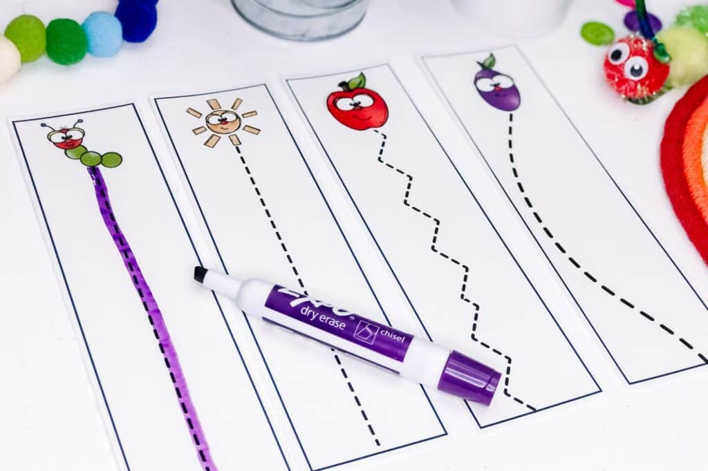 Caterpillar Pattern Activity for Kids - beyond the playroom