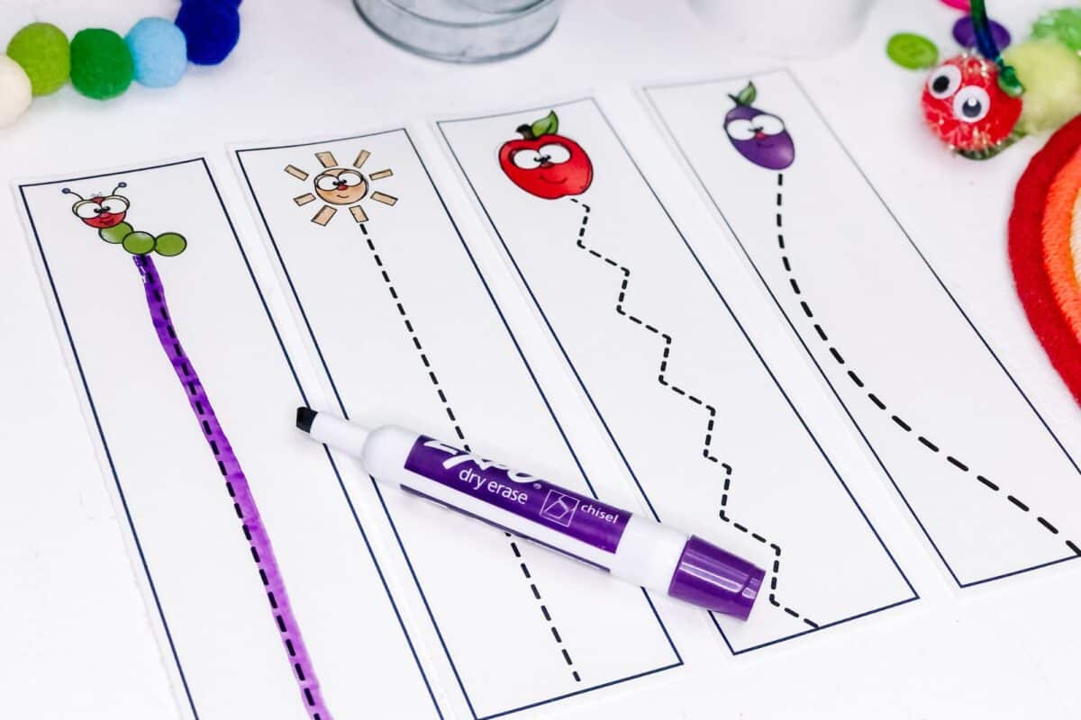 Caterpillar Pattern Activity for Kids