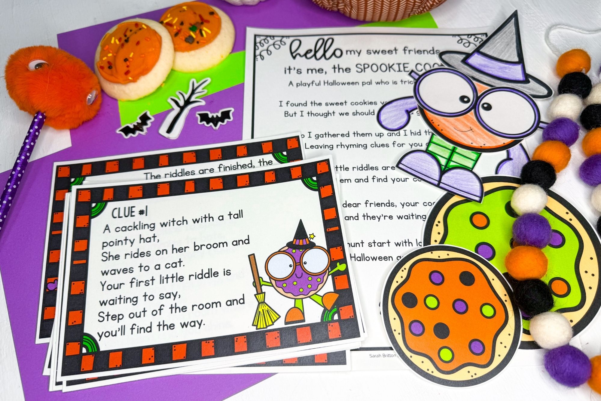 Halloween Scavenger Hunt for Preschool and Kindergarten - beyond the ...